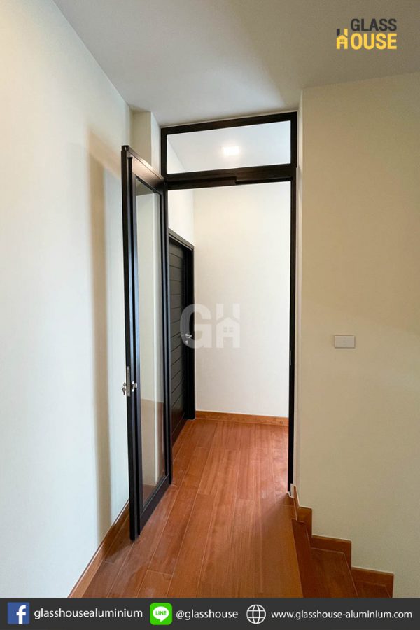 ประตู PC Door , บานเลื่อนสวิง, บานเลื่อน, กั้นห้อง, กั้นแอร์ - Glass House