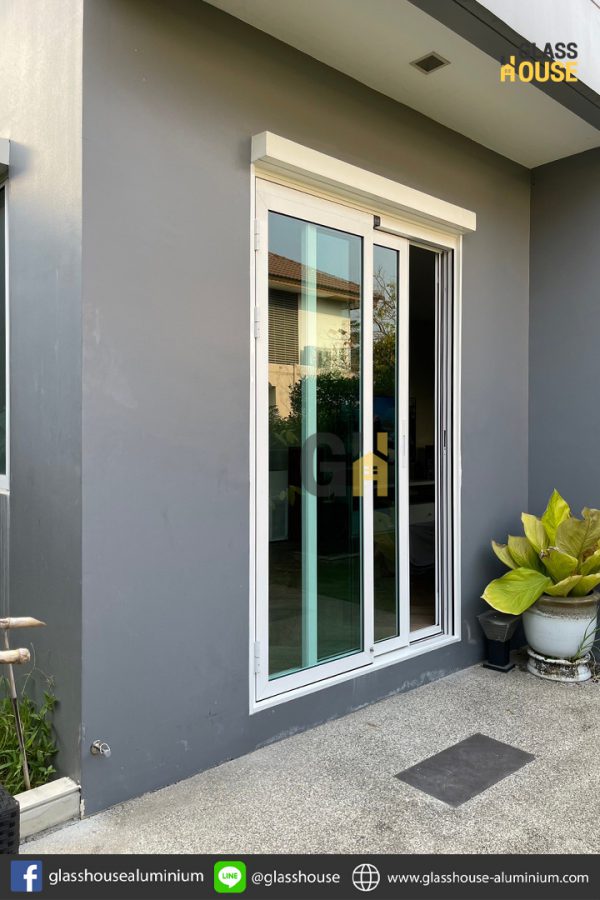 ประตู PC Door, บานเลื่อนสวิง, บานเลื่อน, กั้นห้อง, กั้นแอร์ - Glass House